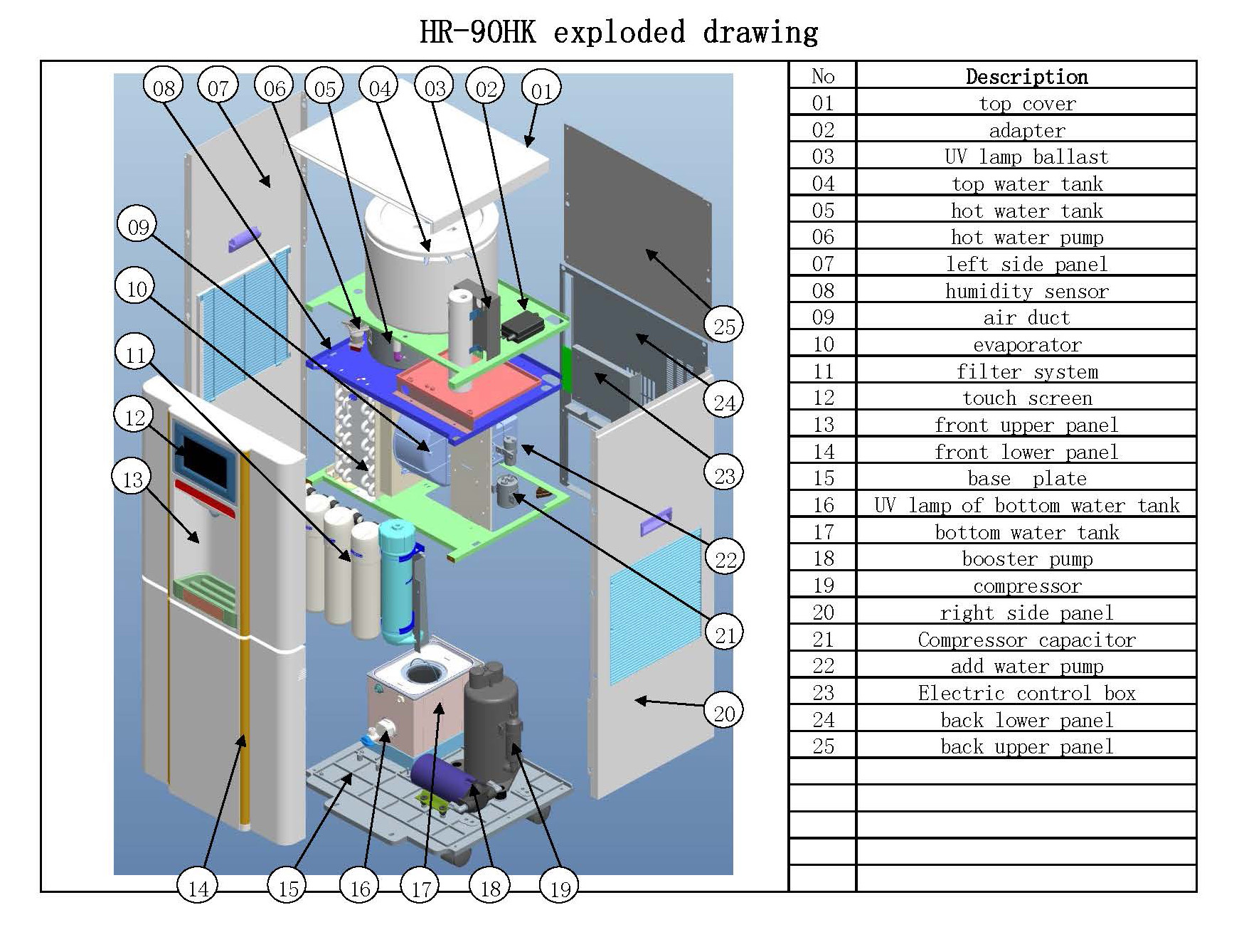 Atmospheric Water Generator 30L hot and cold water. Home/Office